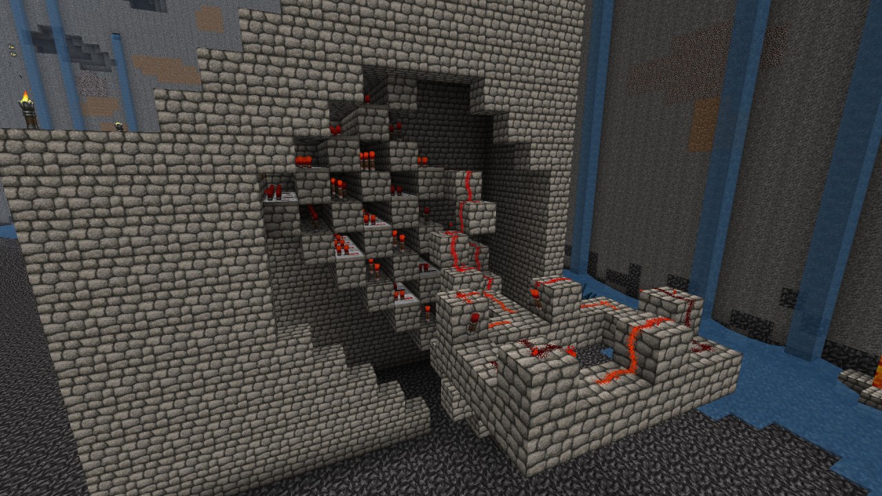 Funny Piston Stairs Minecraft Map